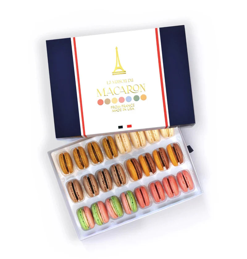 Assorted Signature Macaron Box - 24 Pack – La Maison Du Macaron