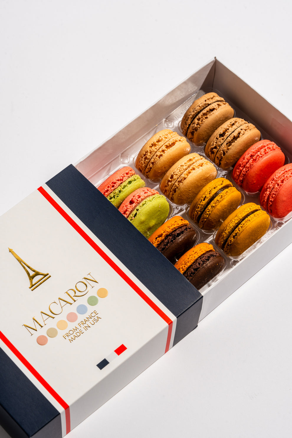 12 Pack Classic French Macaron Box | Macarons online | La Manufacture ...